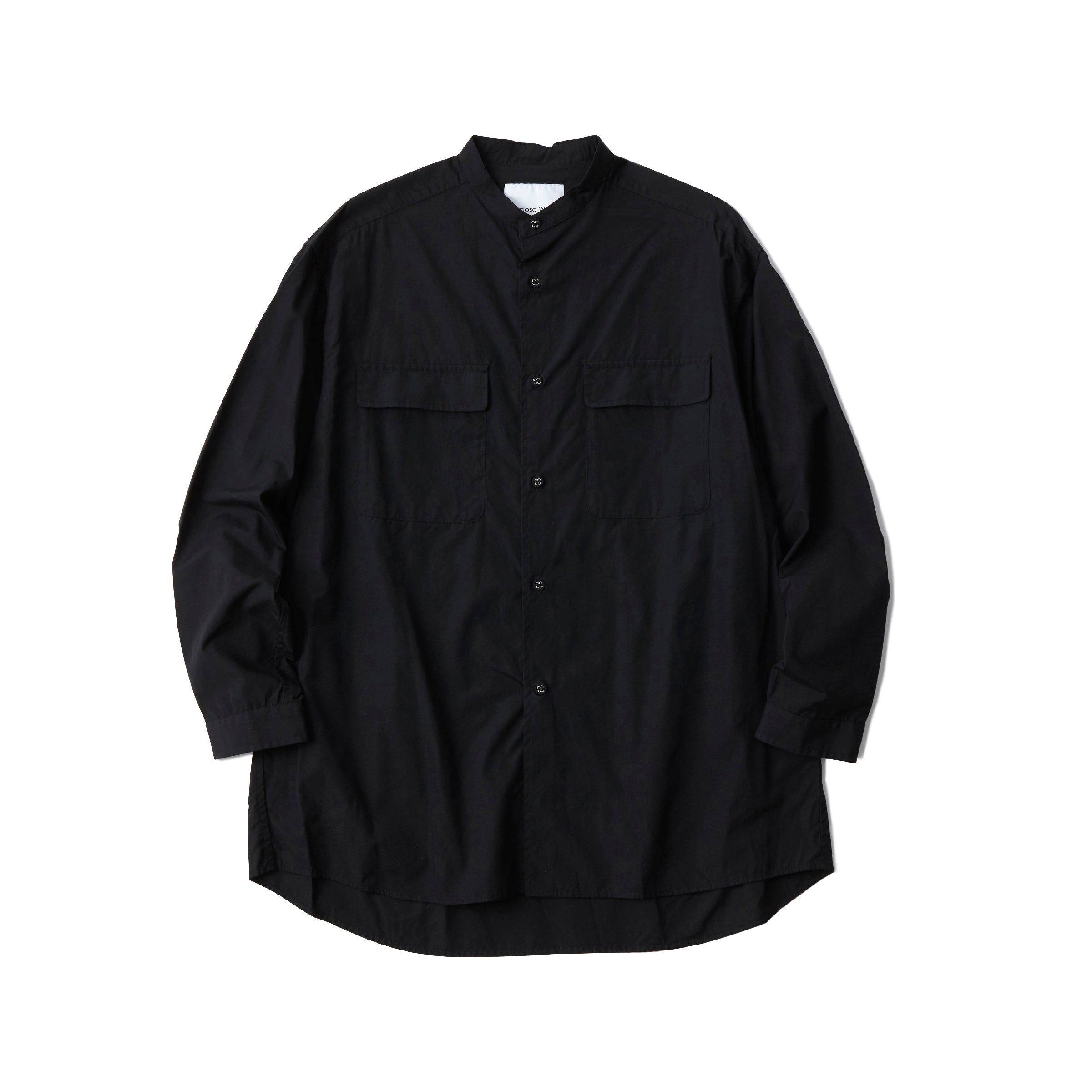 RW BAND COLLAR TYPEWRITER SHIRT – White Mountaineering OFFICIAL WEB SITE.