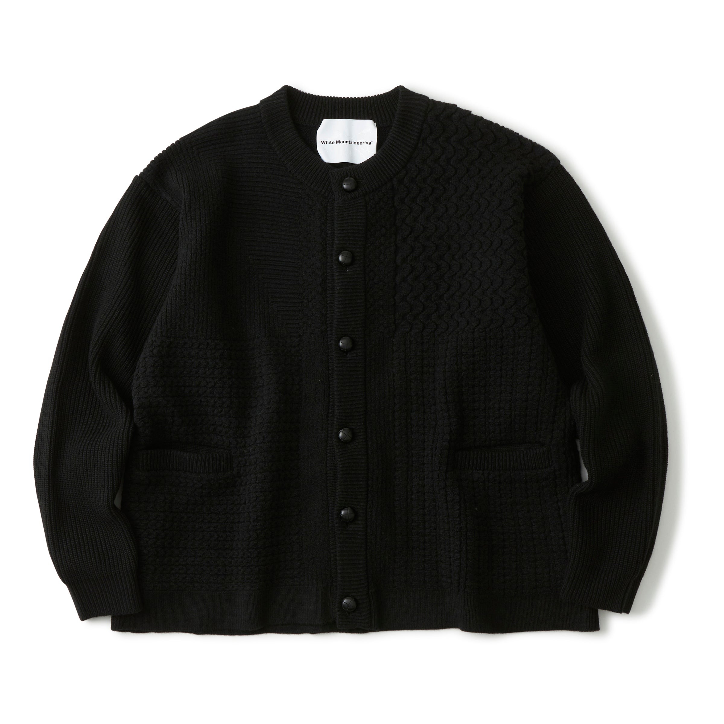 FAKE PATCHWORK CARDIGAN – White Mountaineering OFFICIAL WEB SITE.
