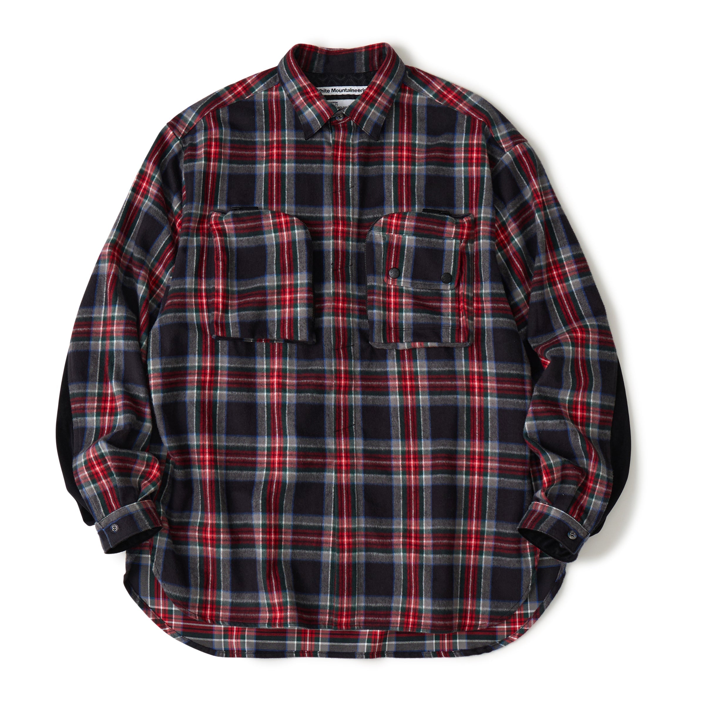 MID GUSSET SLEEVE TARTAN SHIRT – White Mountaineering OFFICIAL WEB SITE.